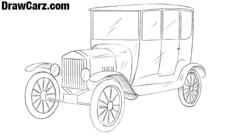 How to Draw a Ford Model T