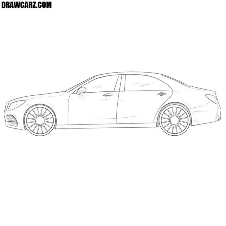 How to Draw a Tesla Model X