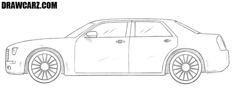 How to Draw a Chrysler 300c