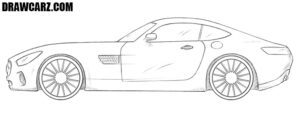 How to Draw a Mercedes-AMG GT
