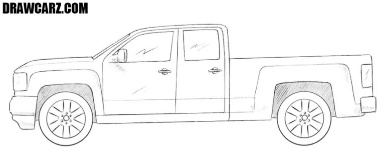 How to Draw a GMC Truck