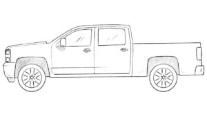 How to Draw a Chevy Truck