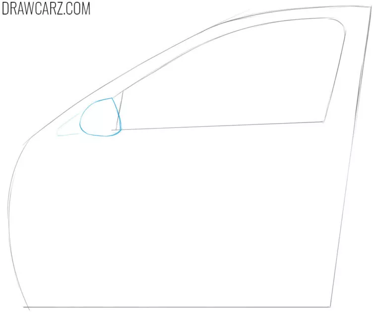 How to Draw a Car Door