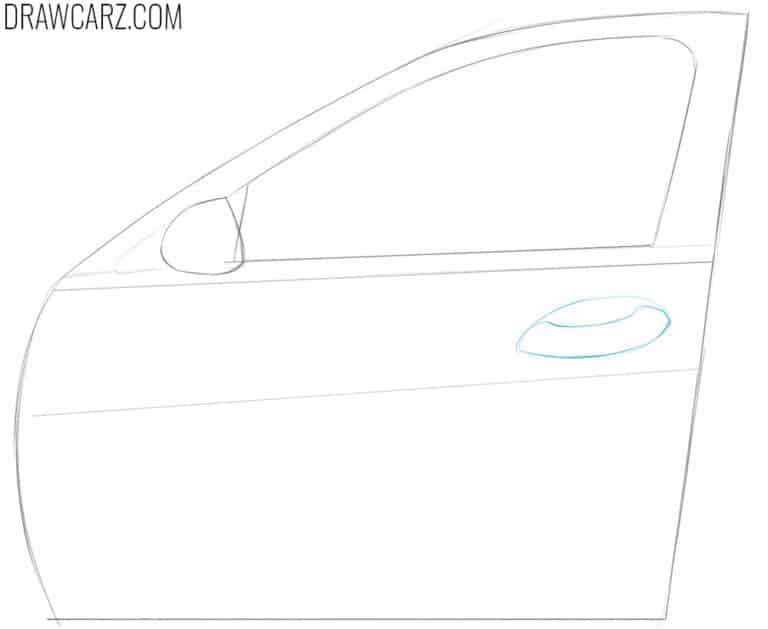 How to Draw a Car Door