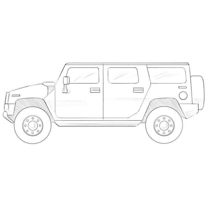 How to Draw a Mercedes-Benz G-Class