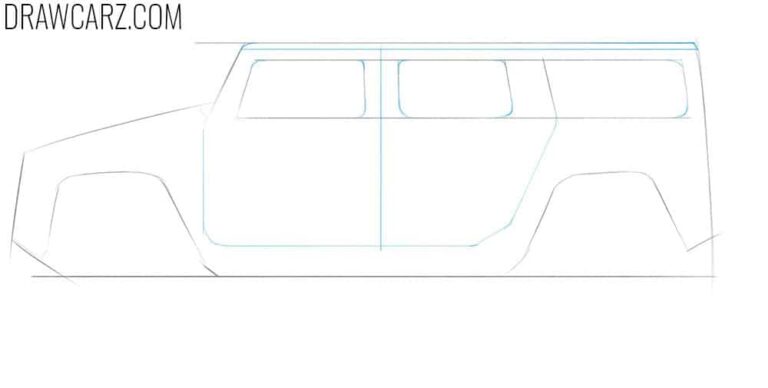 How to Draw a Big Car