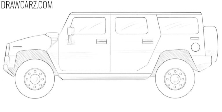 How to Draw a Big Car