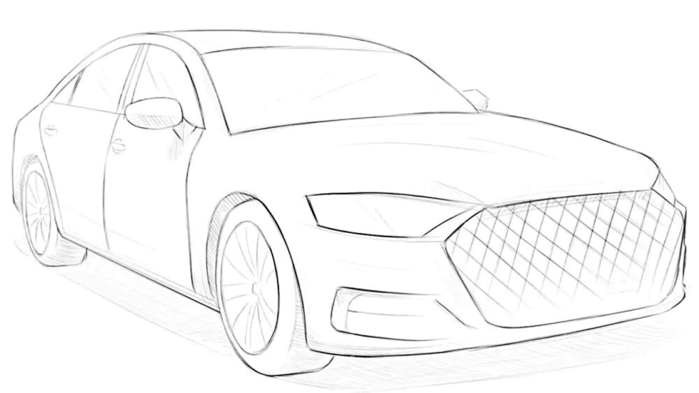 How to Draw a Realistic Car