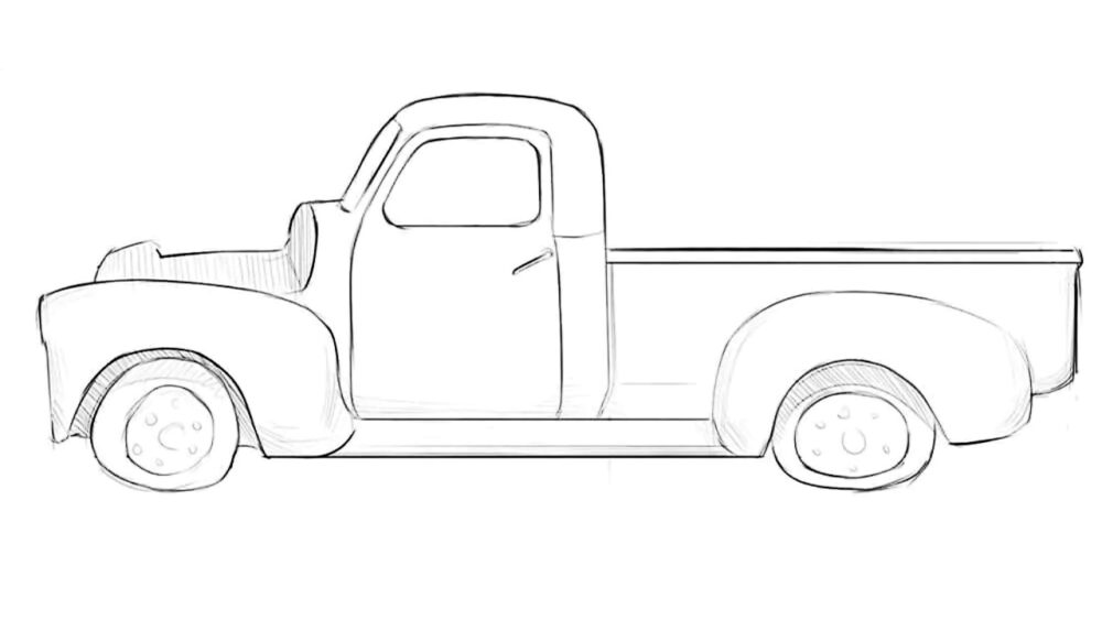 How to Draw an Abandoned Car
