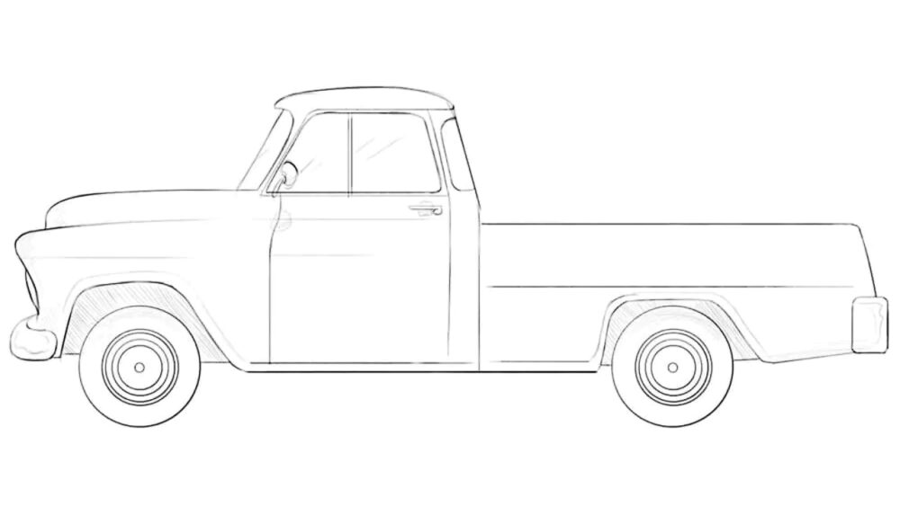 How to Draw an Old Car