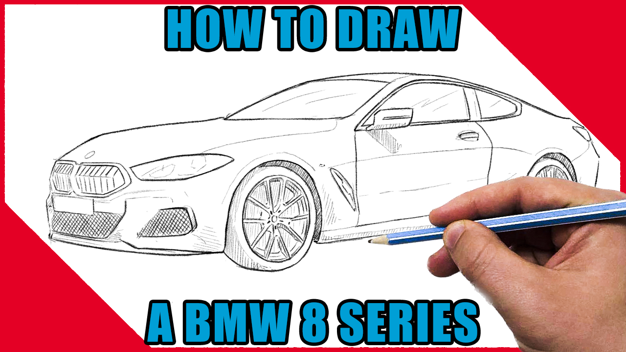 How to Draw a BMW 8 Series: Video Tutorial - DrawCarz