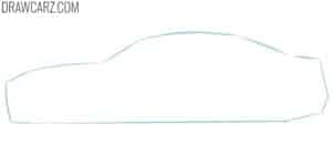 How to Draw a BMW M3 - DrawCarz