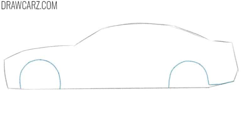How to Draw a BMW M3 - DrawCarz