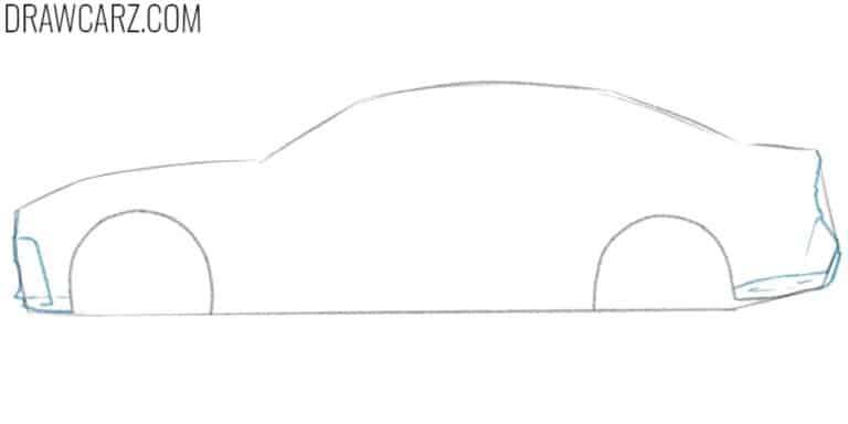 How to Draw a BMW M3 - DrawCarz