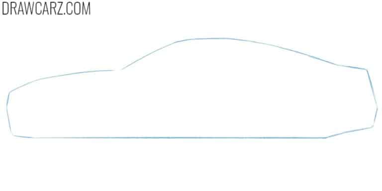 How to Draw a BMW M4 - DrawCarz