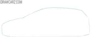 How to Draw a Ford Fiesta - DrawCarz