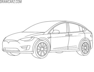 Tesla Coloring Pages - DrawCarz