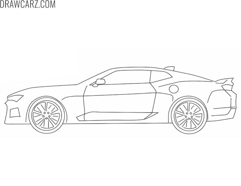 Sports Car Coloring Pages - DrawCarz