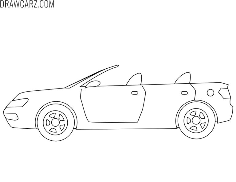 Sports Car Coloring Pages - DrawCarz
