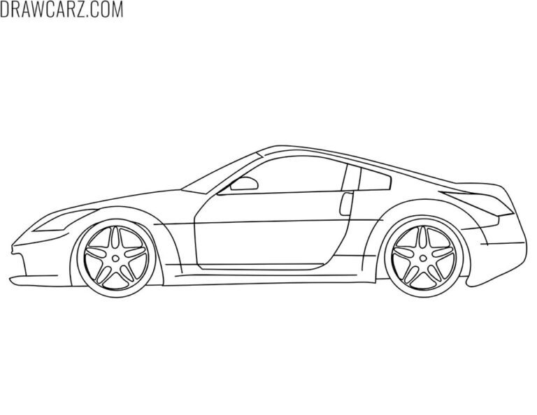 Sports Car Coloring Pages - DrawCarz