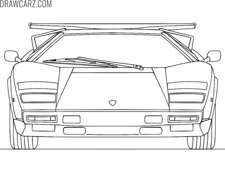 Lamborghini Coloring Pages - DrawCarz