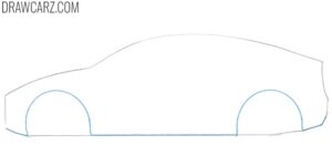 How to Draw a Tesla Model Y - DrawCarz
